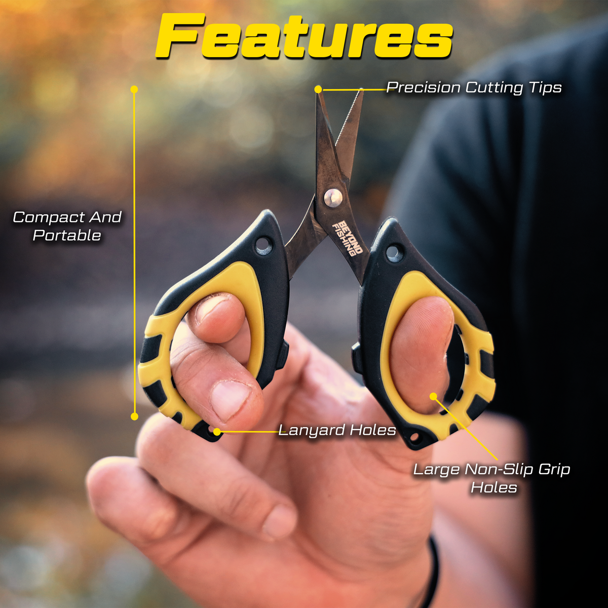 Mini Scissors for Cutting Braided Fishing Line – MONSTERBASS