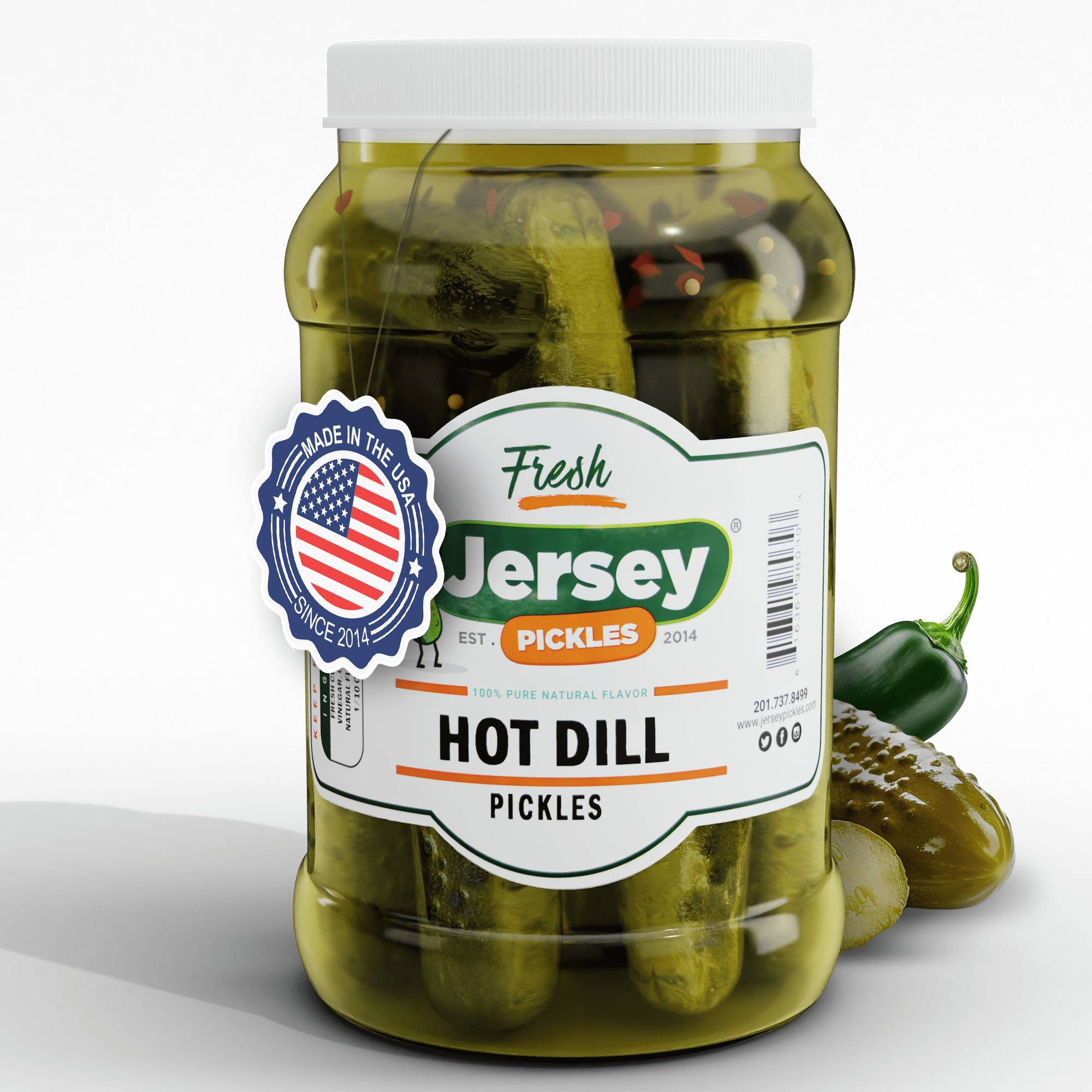 Whole Hot Dill Pickles – MONSTERBASS