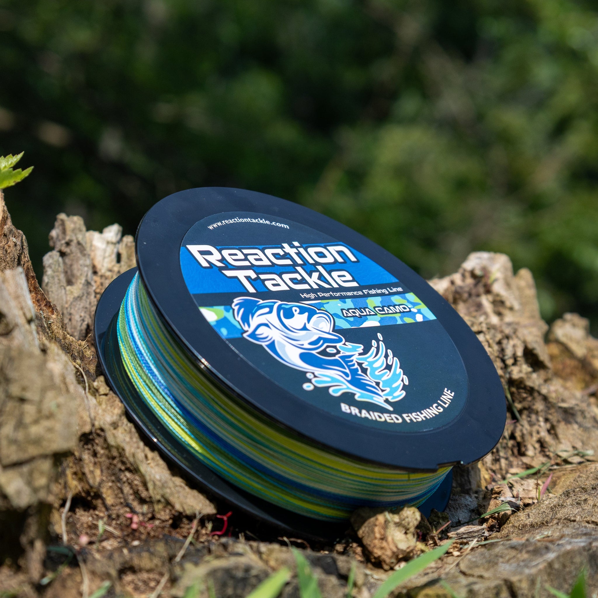 Reaction Tackle Braided Fishing Line - Aqua Camo – MONSTERBASS