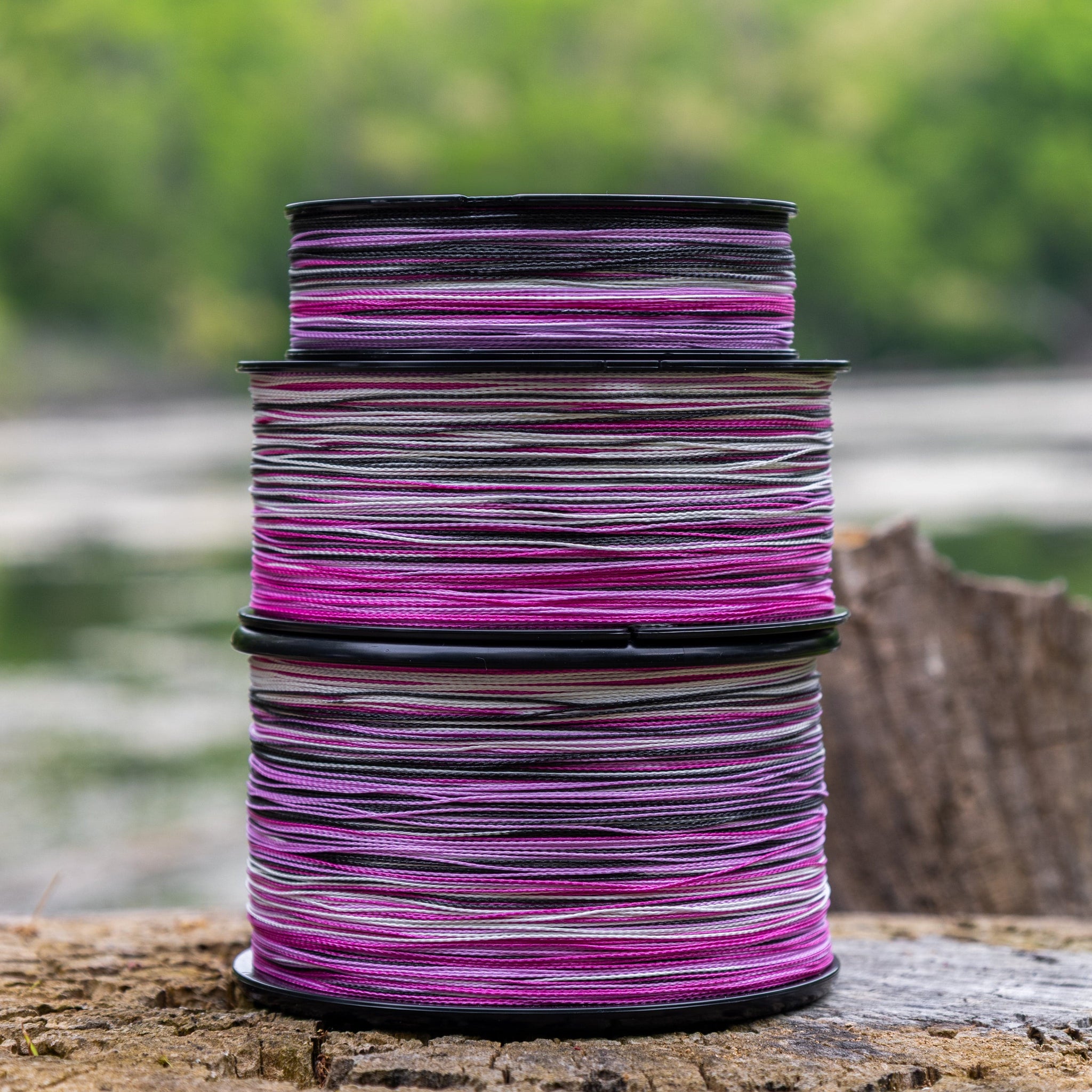 Reaction Tackle Braided Fishing Line - Pink Camo - NEW – MONSTERBASS