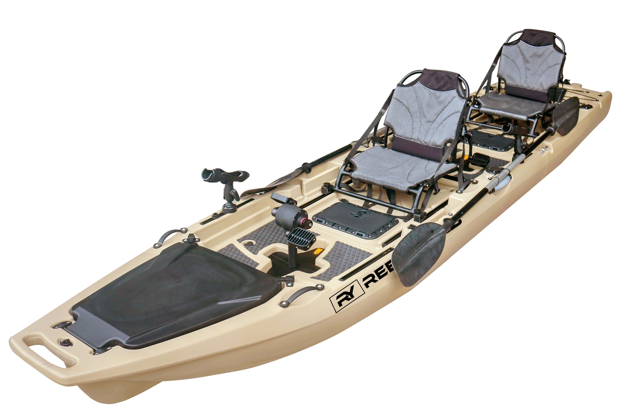 13.8ft Rocket Propeller Drive Tandem & Solo Modular Fishing Kayak | Pr ...