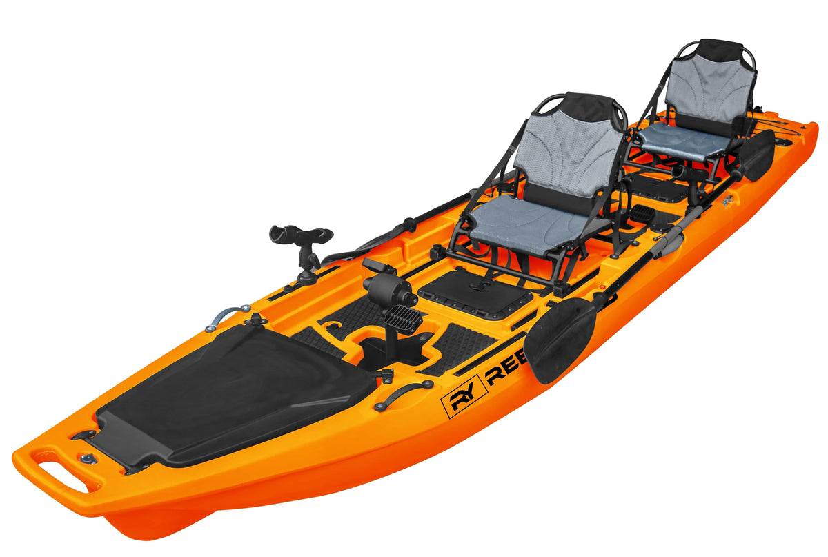 13.8ft Rocket Propeller Drive Tandem & Solo Modular Fishing Kayak | Pr ...