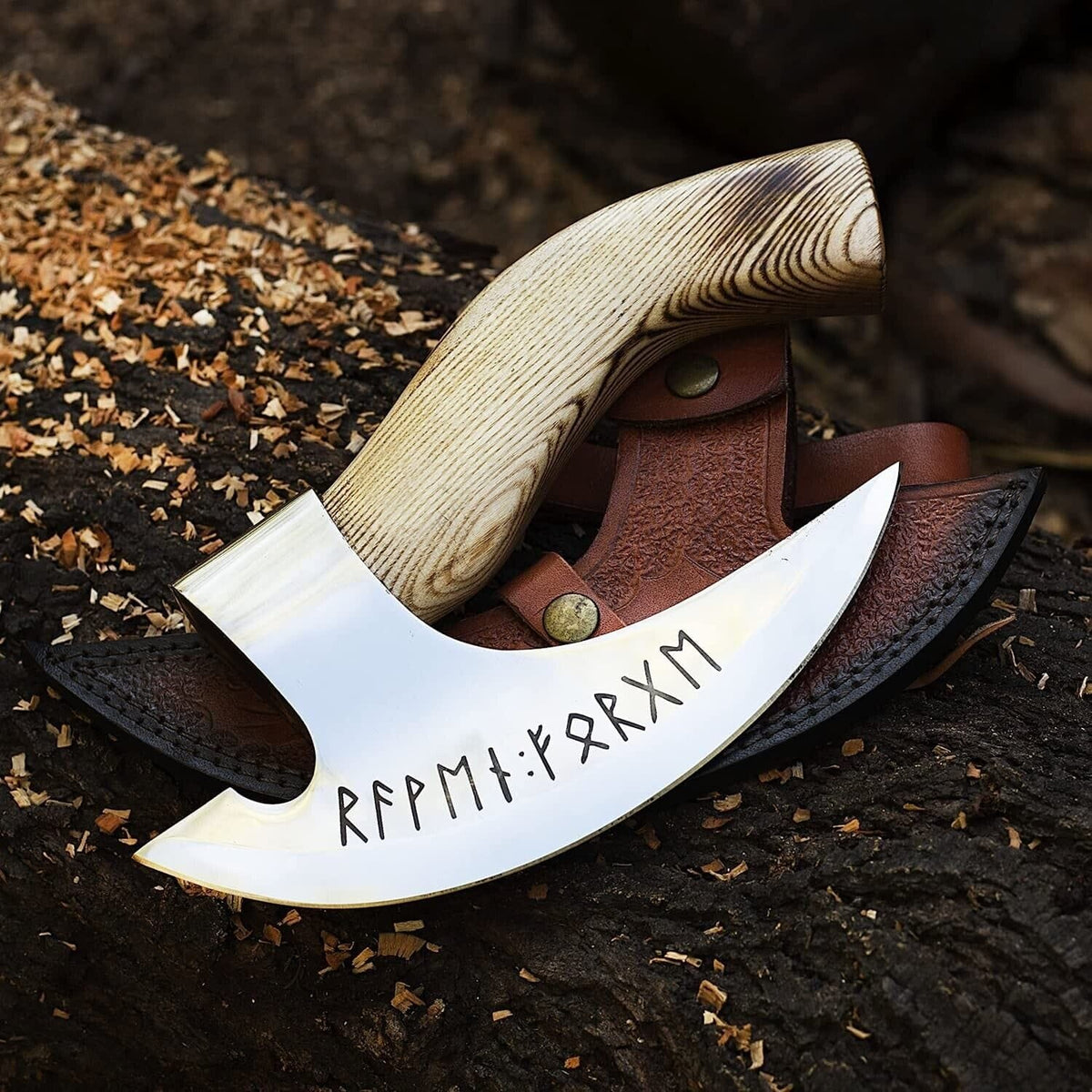 Custom Hand Engraved Ax Pizza Cutter - 8-Inch J2 Steel Blade – MONSTERBASS