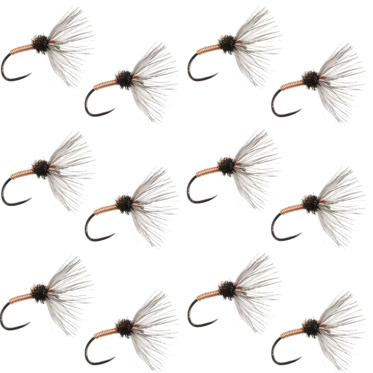 Copper Sakasa Kebari - 12 Tenkara Flies - Size 10 – MONSTERBASS
