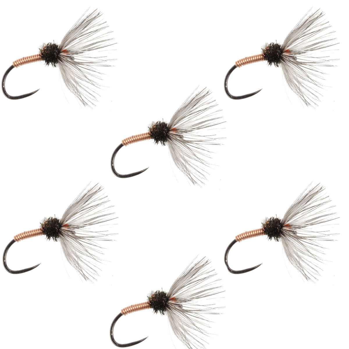Copper Sakasa Kebari - 6 Tenkara Flies - Size 12 – MONSTERBASS